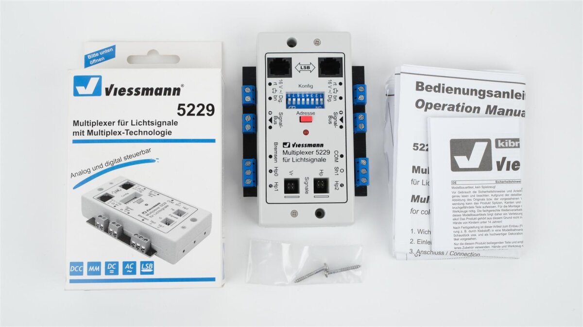 Viessmann 5229 Multiplexer für Lichtsignale mit Multiplex- Technologi ...