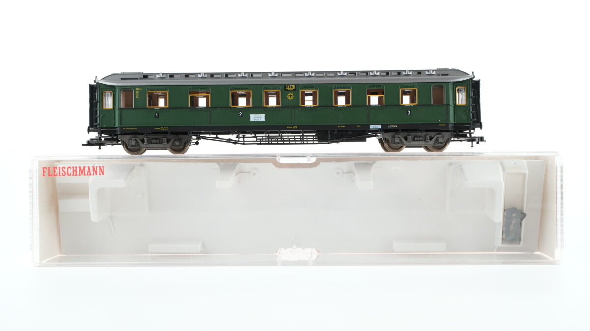 Fleischmann H0 5082 Schnellzugwagen 1./2./3. Kl. 14 778 Altona DRG ...