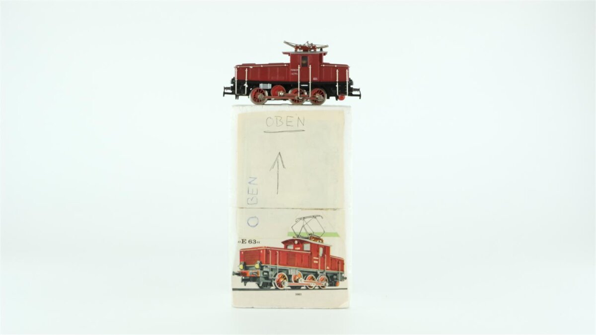 Märklin H0 3001 E-Lok BR E63 02 Wechselstrom (in EVP) - Modellbahn ge ...