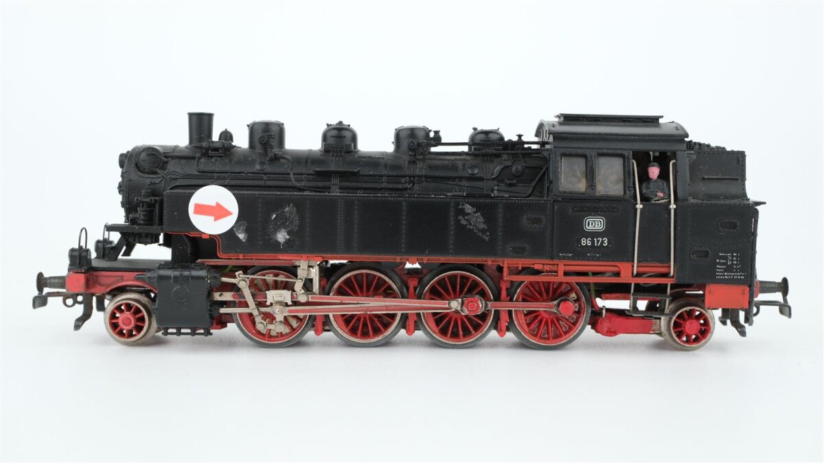 Märklin H0 Dampflok BR 86 173 DB Wechselstrom (Kleberreste) - Modellb ...